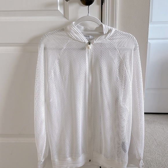 Koral | Tops | Brand New Koral Net Long Sleeve Zip Up | Poshmark